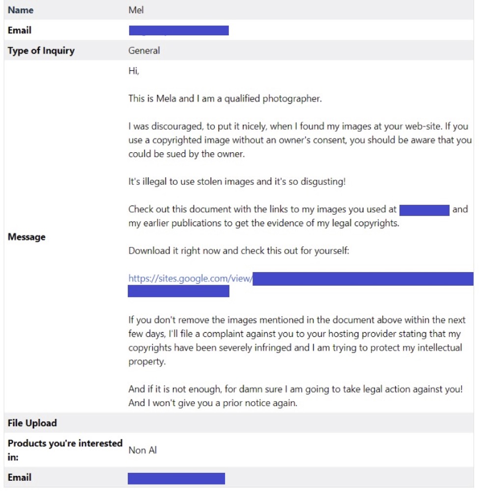 “Contact Us” for Ransomware